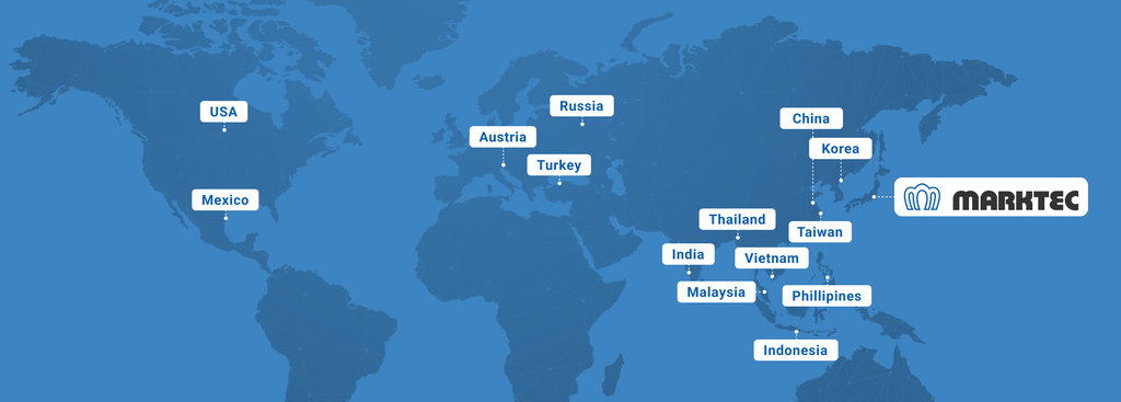 海外代理店情報｜マークテック株式会社（非破壊検査・印字・マーキングの総合メーカー）